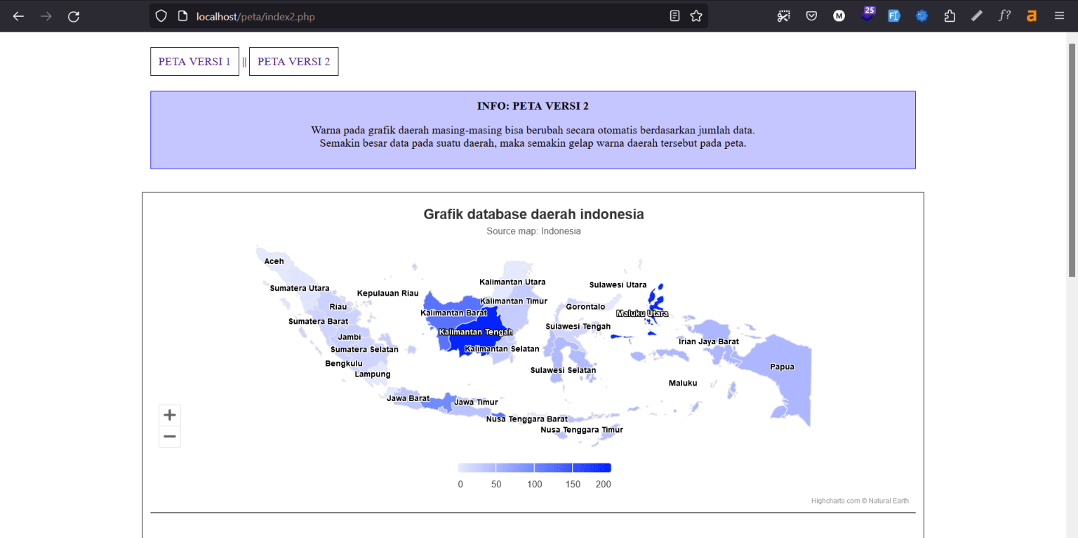 Grafik Peta Database Wilayah Indonesia Otomatis