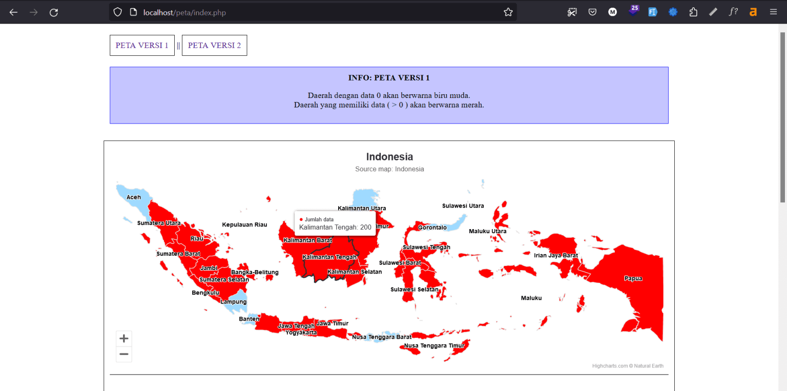 Grafik Peta Database Wilayah Indonesia Otomatis